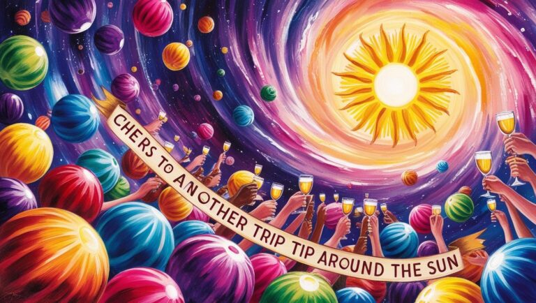 50+ Greetings "another year around the sun" - 1000wishes